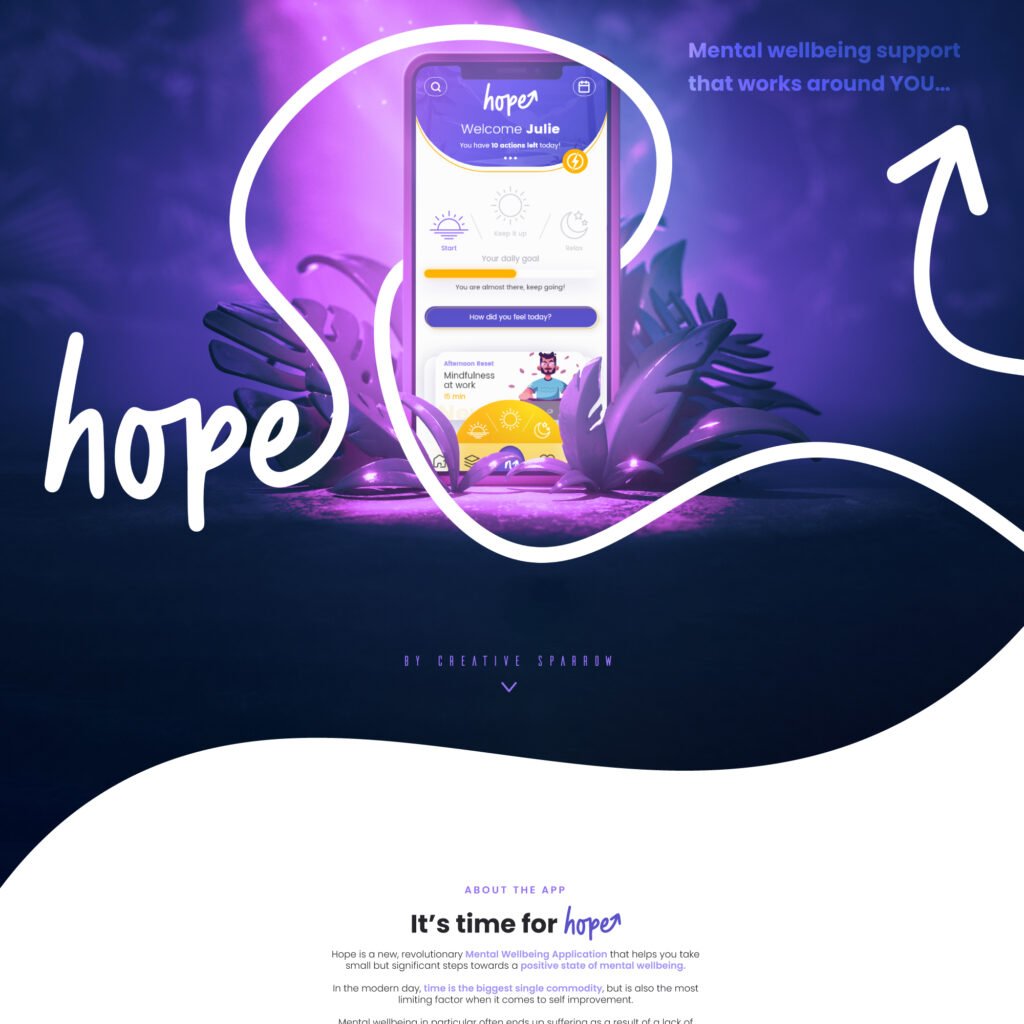 Hope App – Creative Sparrow Agency
