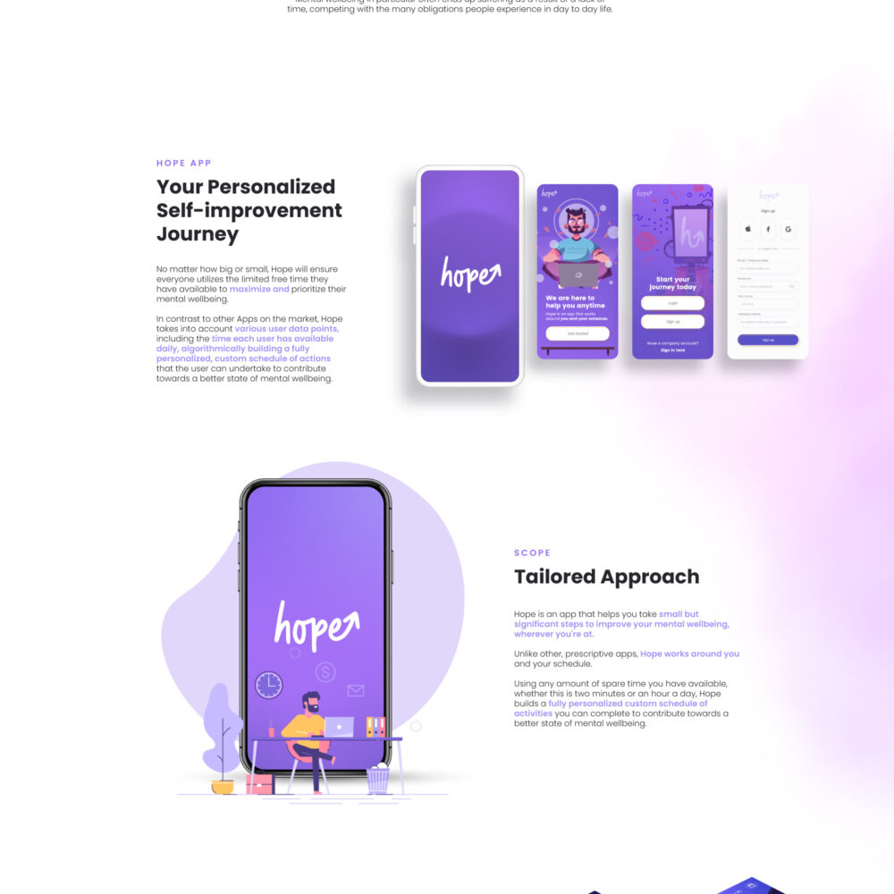 Hope App – Creative Sparrow Agency